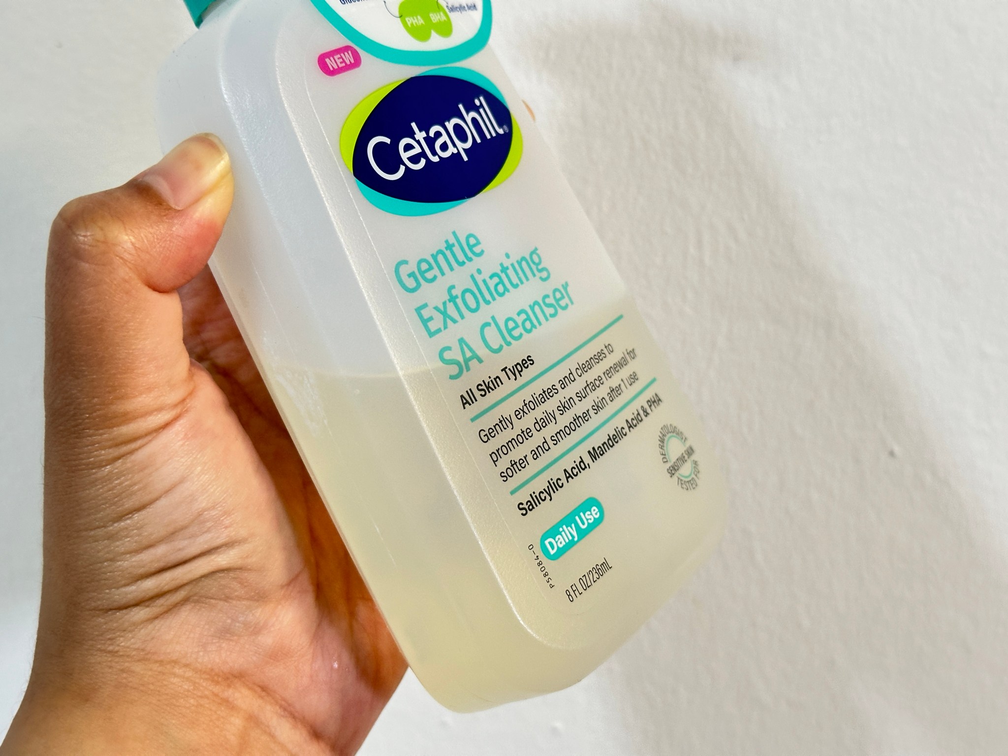 Review: Cetaphil Gentle Exfoliating SA Cleanser on Oily, Acne-Prone ...